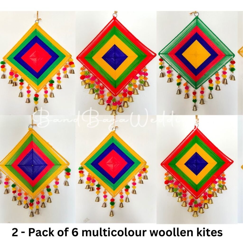 Mehendi function backdrop decor at home- Complete kit - Band Baja Weddings