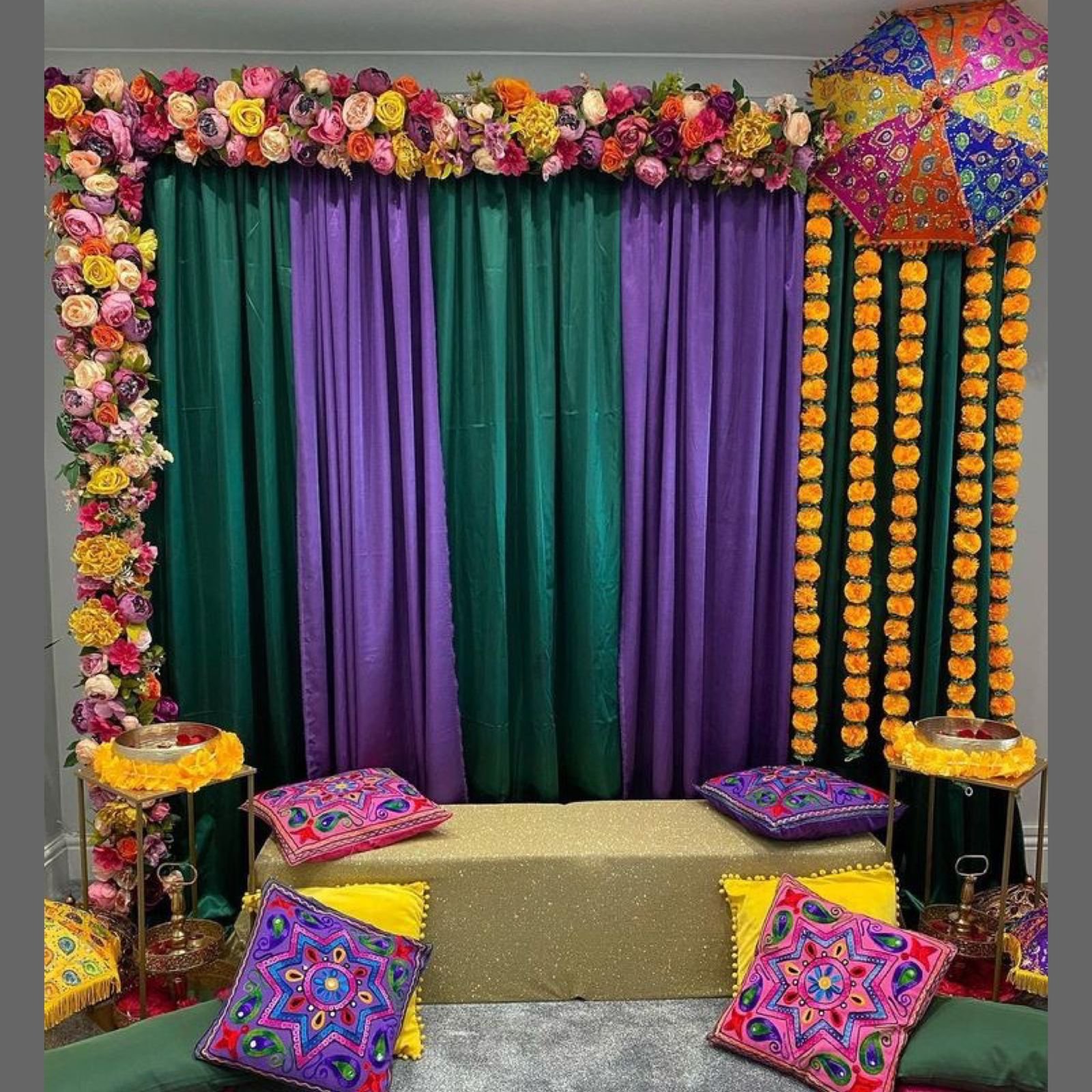 Pastel purple Backdrop curtain- - Band Baja Weddings